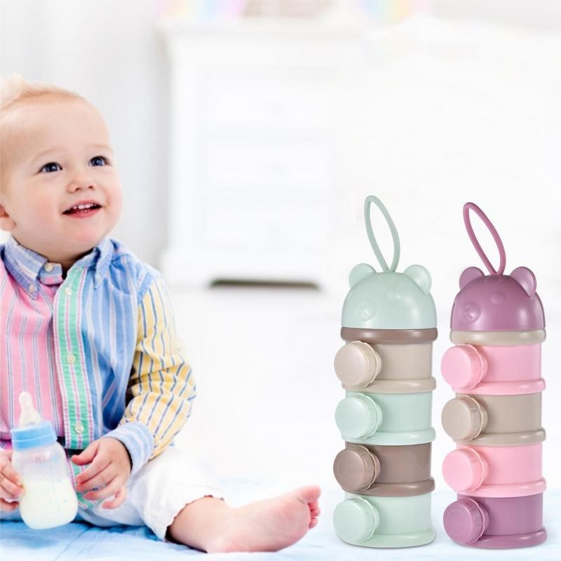 Jual Cartoon Style Fruits Portable Baby Food Storage Box Multiple ...