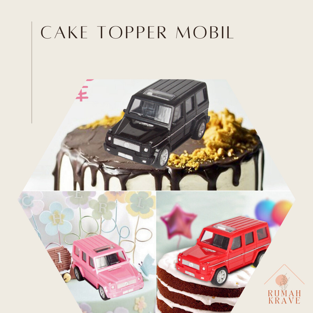 Jual RUMAH KRAVE - Cake Topper Mobil Mainan Car Dekorasi Kue | Shopee ...