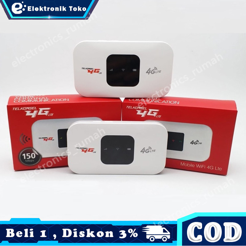 Jual MIFI MODEM WIFI 4G UNLOCK OPERATOR Perdana Telkomsel 150 Mbps 4G ...