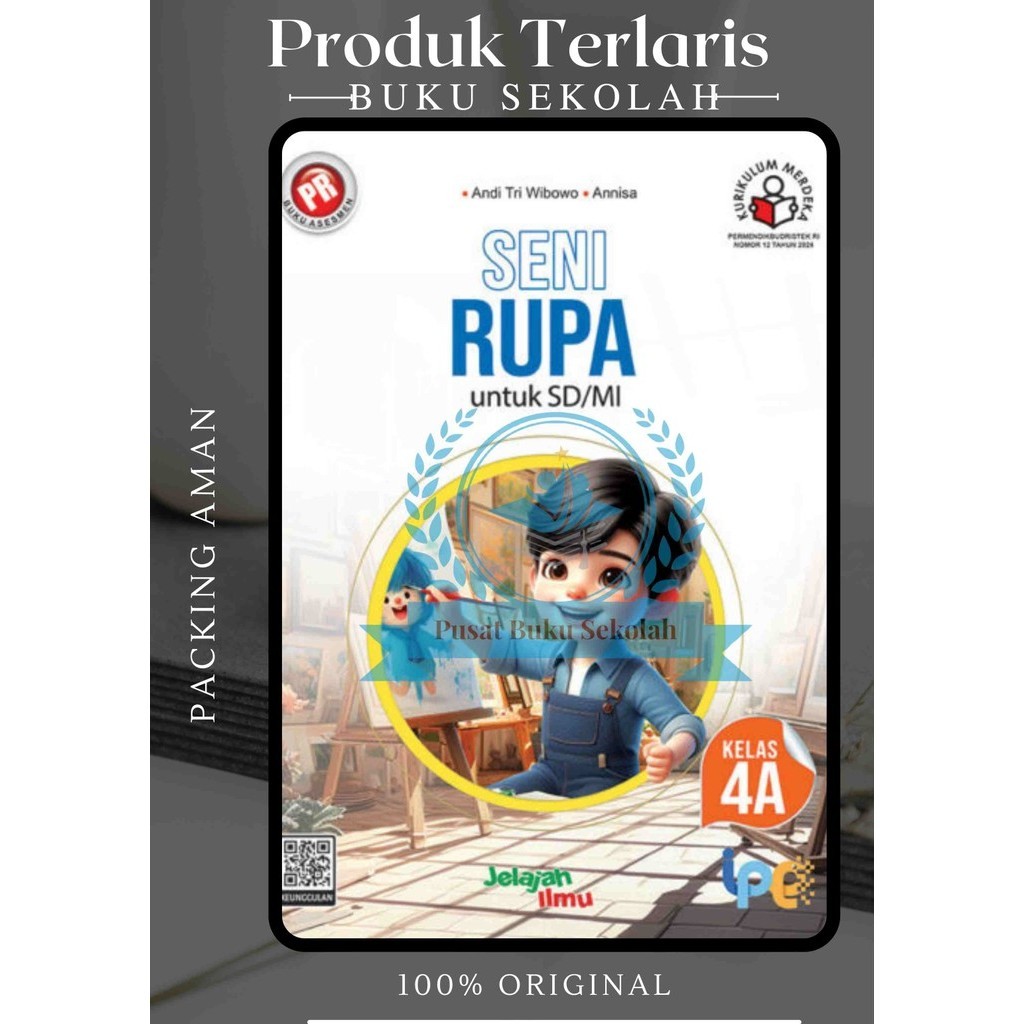Jual Buku Pr/Lks Seni Rupa Kelas 4 SD/MI Semester 1 Kurikulum Merdeka Intan pariwara EDISI ...