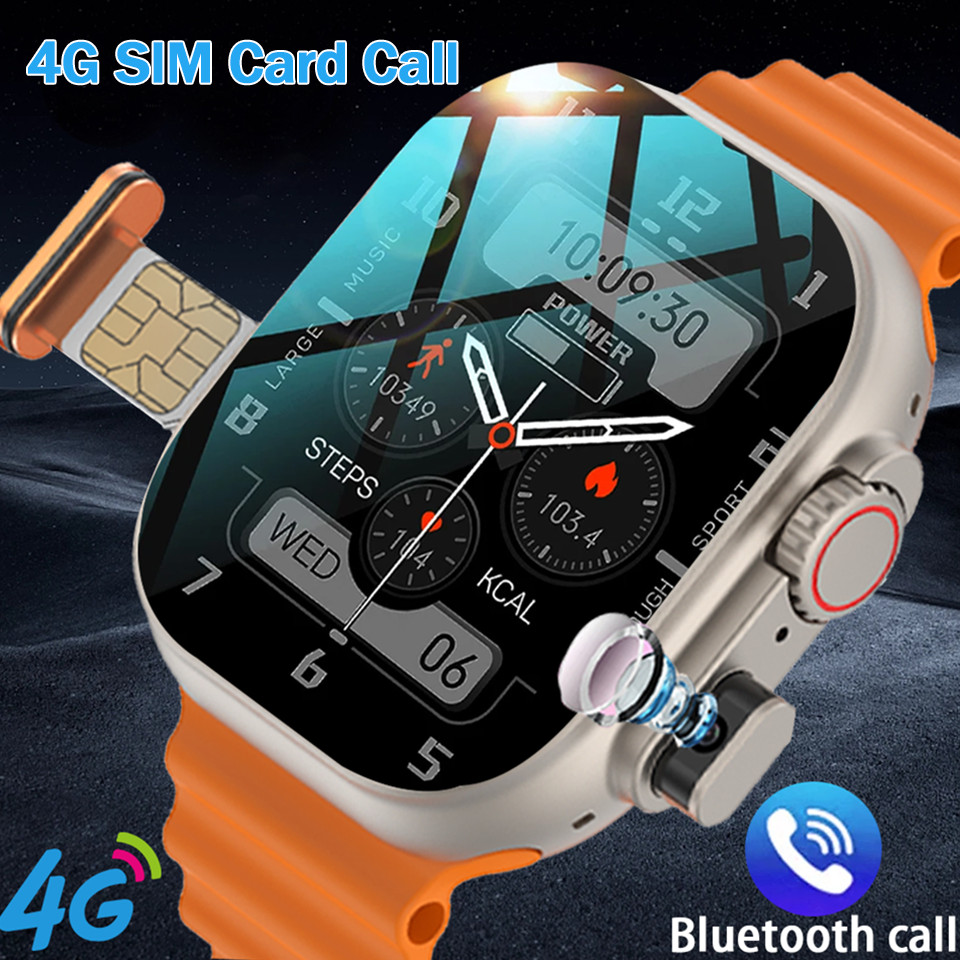 Jual New 4G LTE Tracker Location Phone Smart Watch SIM Card Man NFC ...