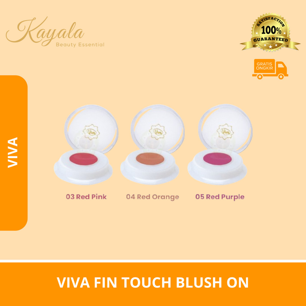 Jual VIVA FIN TOUCH BLUSH ON | Shopee Indonesia