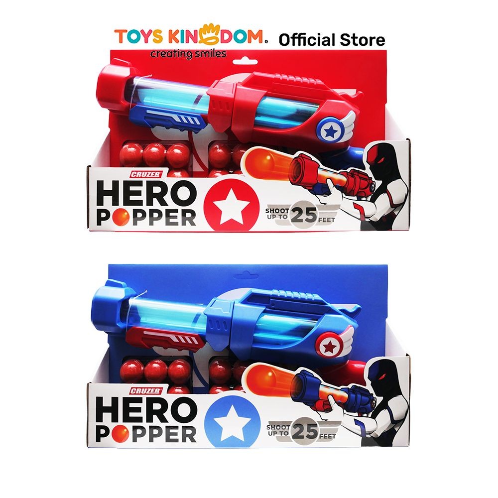 Jual Toys Kingdom Cruzer Set Hero Popper & 12 Pcs Bola Random Toys Kids ...
