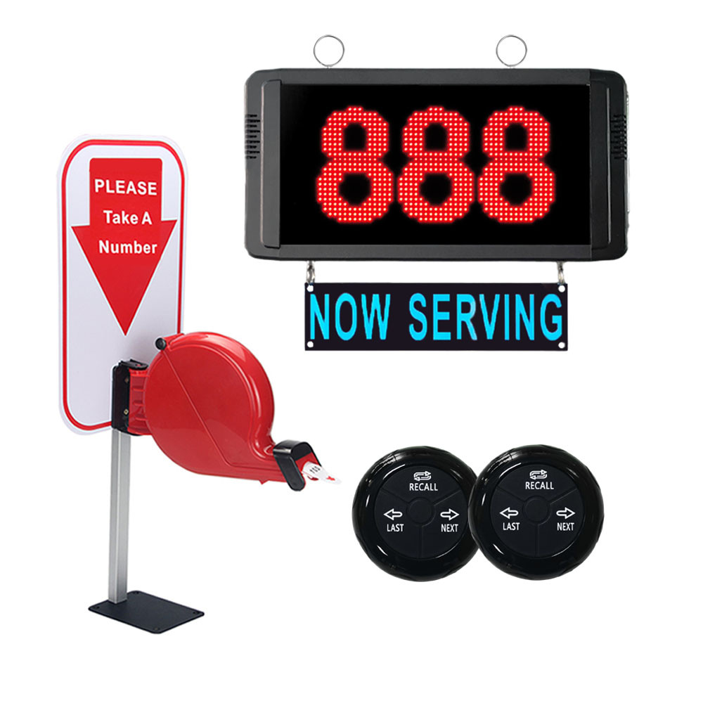 Jual Electronic Queue Management Calling System 3 Digit Number Screen ...