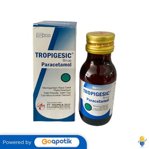 Jual Tropigesic Syrup Isi 60 Ml Botol | Shopee Indonesia