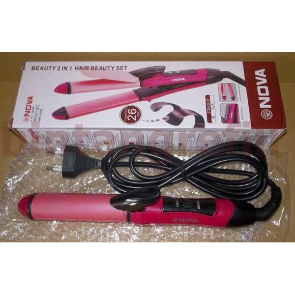 Jual CATOK NOVA MINI 2IN1 NHC 2009 Curl & Straight Hair Beauty Set catokan keriting lurus curly ...