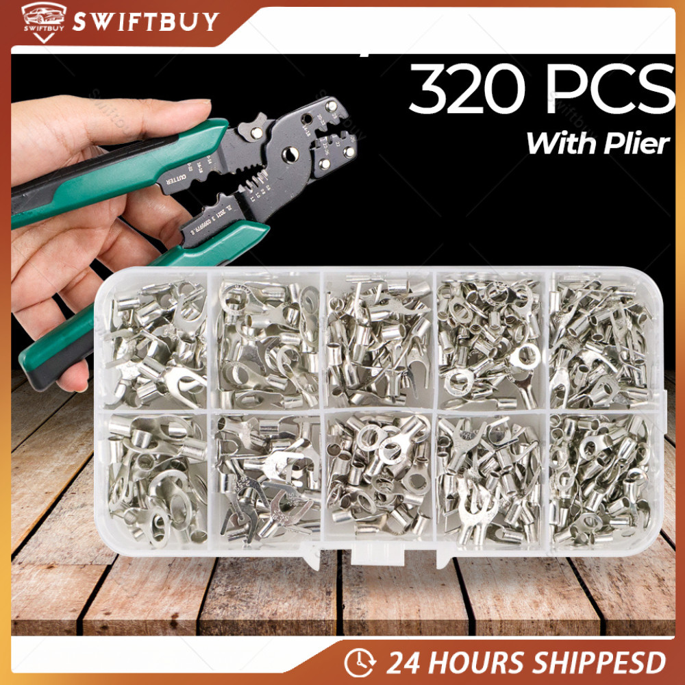 Jual COD Set 320pcs Tang Crimp Skun Connector Kabel Terminal ...