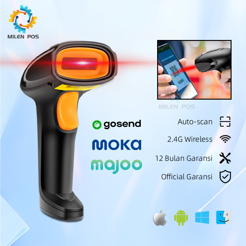 Jual Barcode Scanner 2D Blueprint Lite W2D Auto Scan USB+BT+Wireless ...