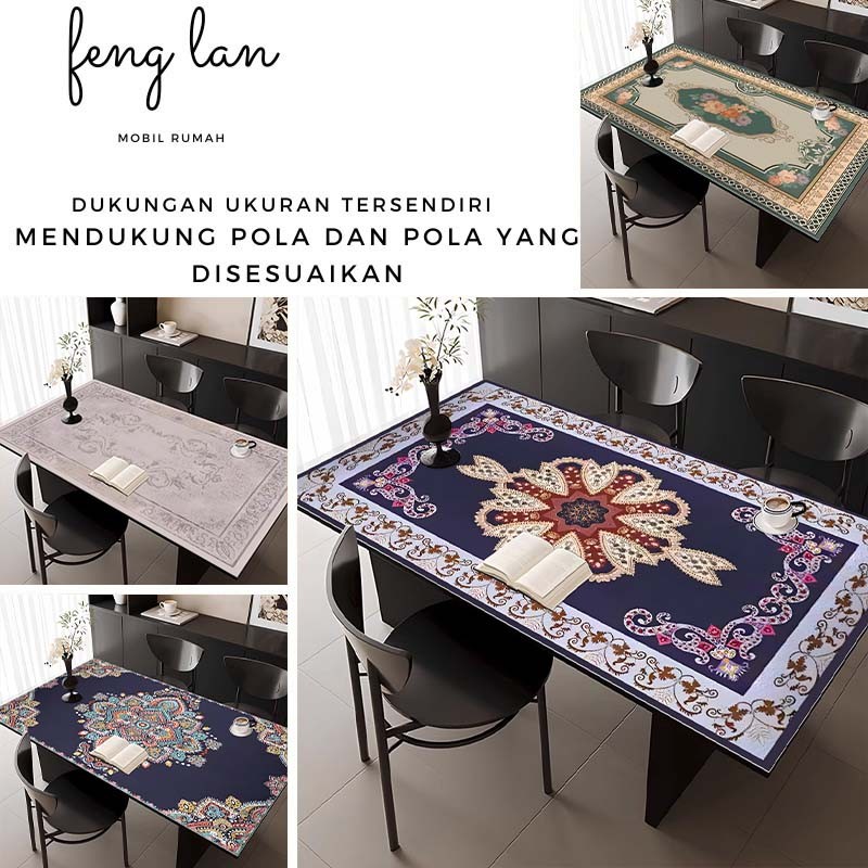 Jual FENGLAN Alas Meja Anti Slip Kantor Motif Bunga Tebal | Shopee ...