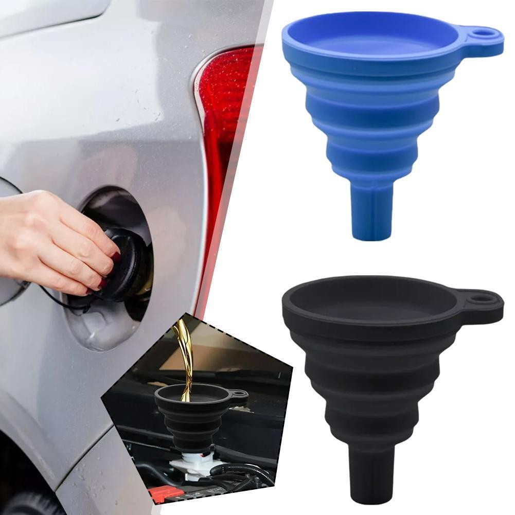 Jual Engine Funnel Car Universal Silicone Liquid Funnel Washer Fluid ...