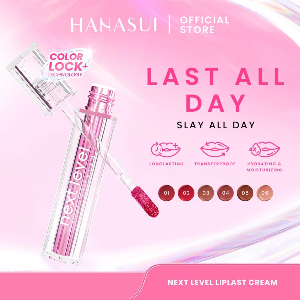 Jual [FREE GIFT] Hanasui Next Level Lip Last Cream Netto 3Gr ...
