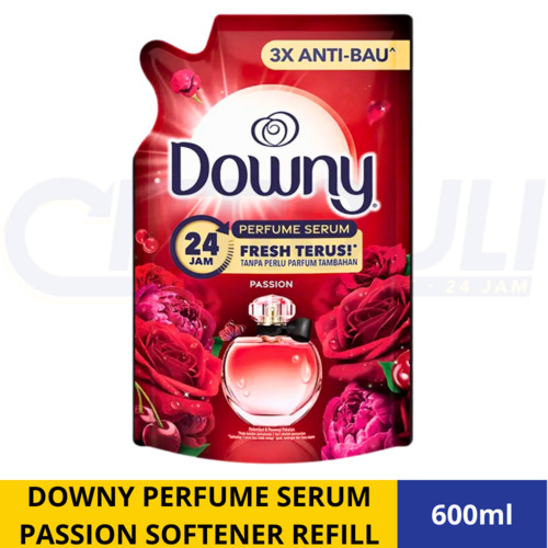Jual DOWNY PERFUME SERUM PASSION SOFTENER REFILL 600ml | Shopee Indonesia