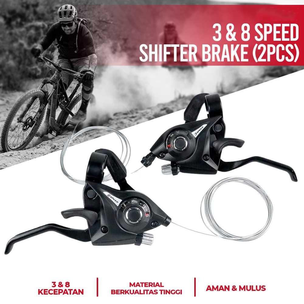 Jual Speed Shifter Handle Brake: 3 & 8 speed, tuas rem ergonomis ...