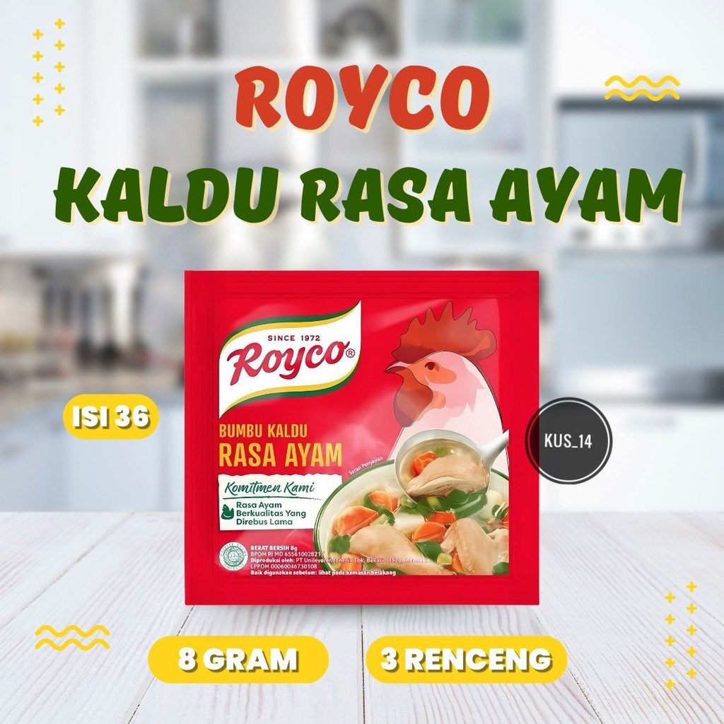 Jual Royco 3 renteng / 36sachet / Bumbu Kaldu | Shopee Indonesia
