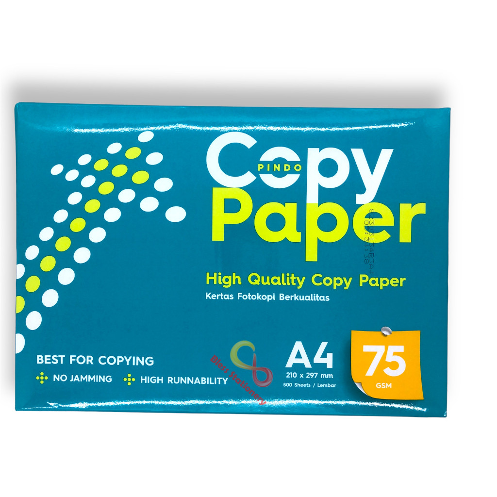 Jual Kertas HVS - COPY PAPER A4 - 75 gram [1 RIM / 500 Lembar] [KHUSUS ...