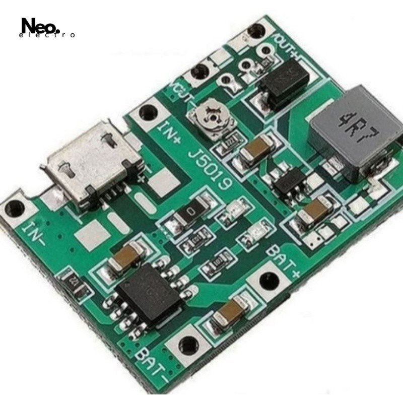 Jual module charger 18650 tp4056 + module step up boost 3.7v 5v 9v 12v ...