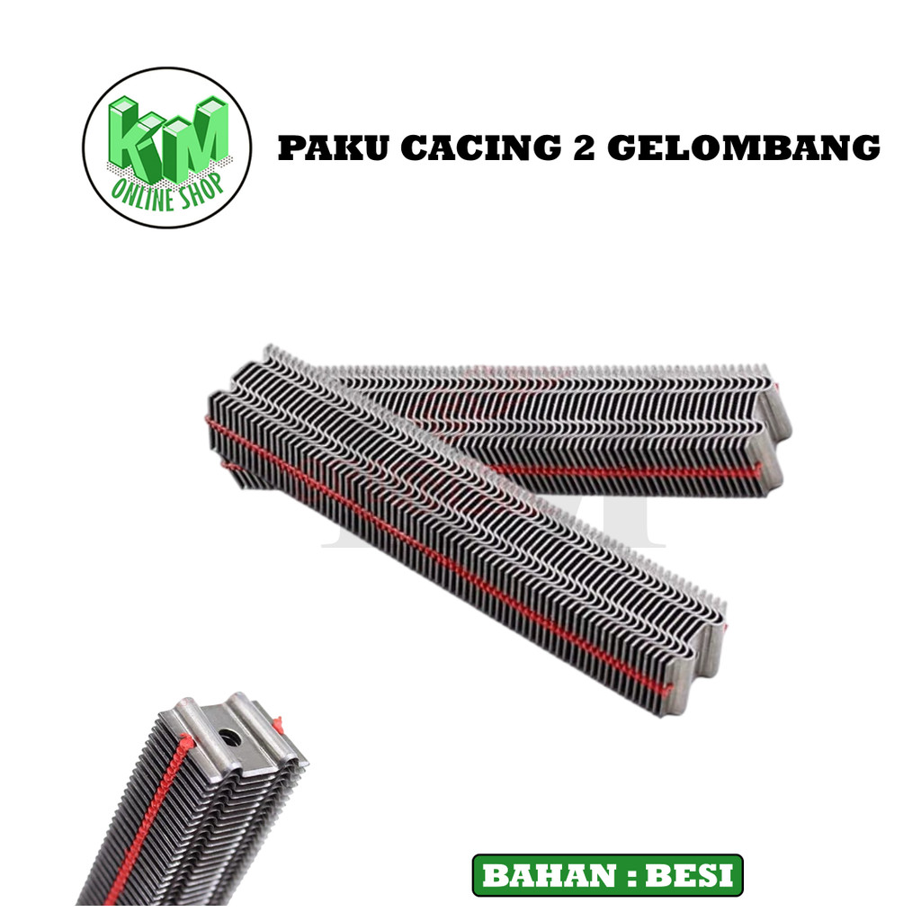 Jual Paku Penyambung Triplek Kayu Paku Cacing Dua Gelombang 3/8 Inch ...