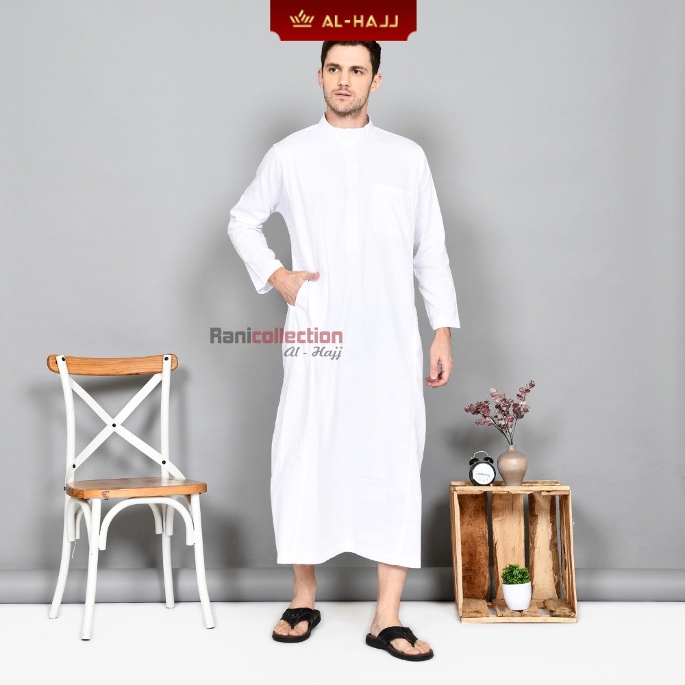 Jual JUBAH SAUDI BAJU GAMIS PRIA LAKI DEWASA FREE SATU PECI JUBAH MUSLIM PRIA AL-HAJJ | Shopee ...