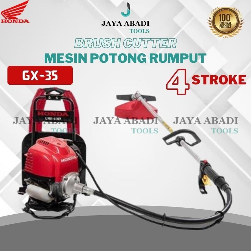 Jual HONDA GX-35 4T FULLSET Brush Cutter Mesin Potong Rumput Bensin 4 Stroke 4Tak GX35 ORIGINAL ...