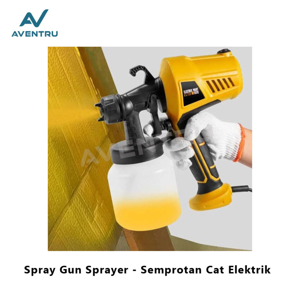 Jual Paint Spray Sprayer Air Gun SprayGun Alat Semprotan Cat Elektrik ...