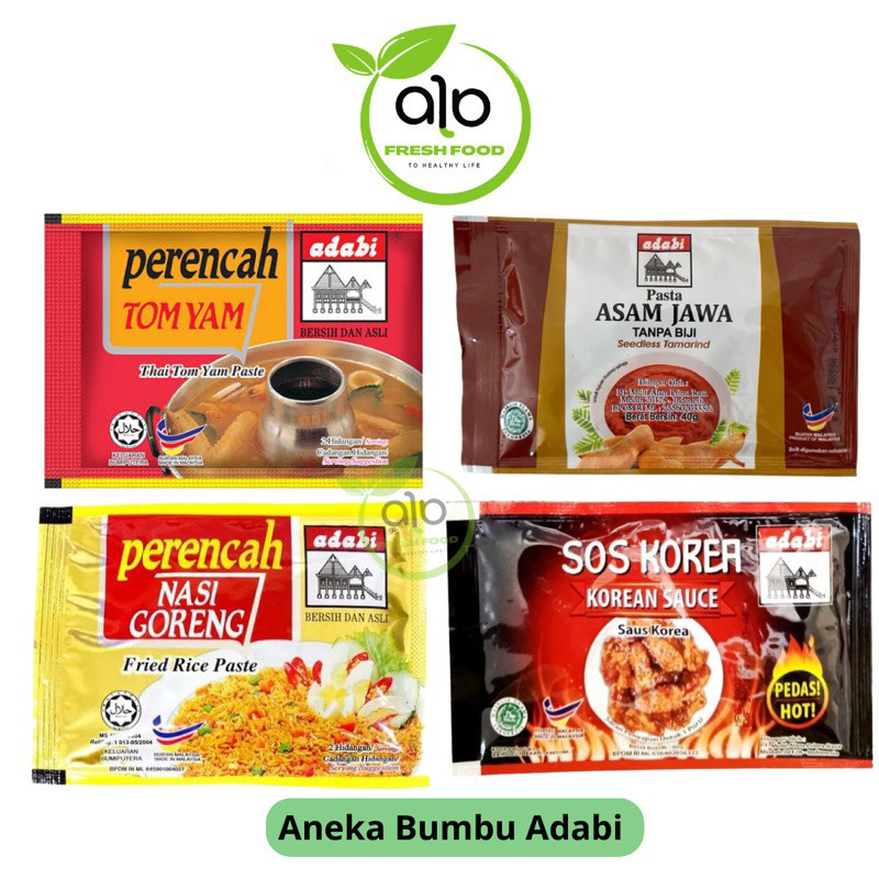 Jual Adabi bumbu perencah Tom Yum 40 gr / Pasta Asam Jawa / Perencah ...