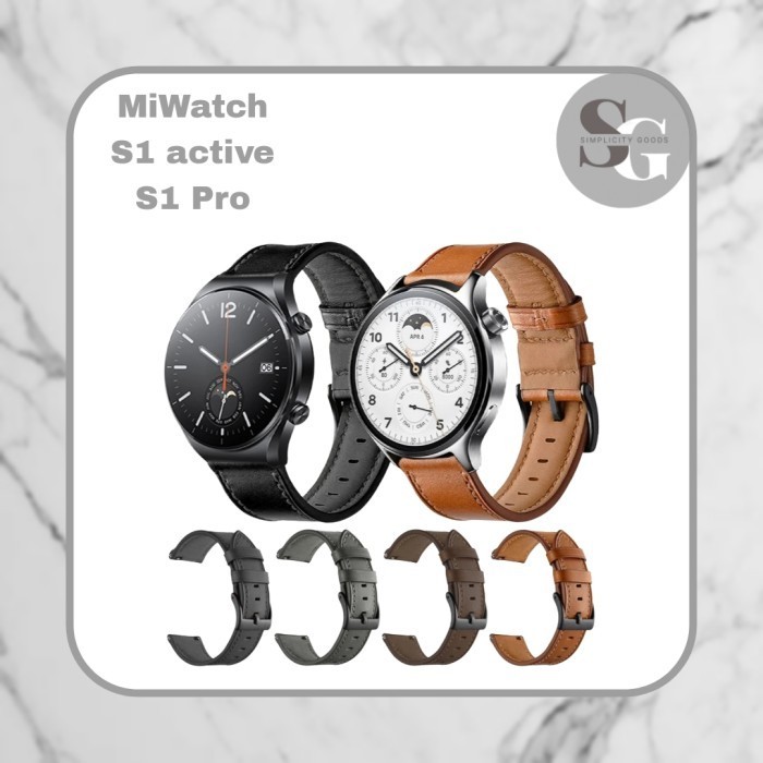 Jual STRAP MIWATCH S1 ACTIVE / S1 PRO SMART WATCH W3 LEATHER TALI JAM ...
