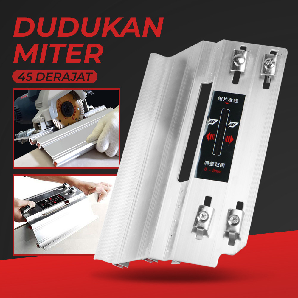 Jual Dudukan Miter 45 Derajat Adapter Mesin Potong Keramik | Proses ...
