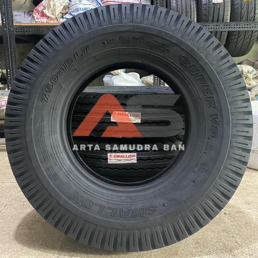 Jual Ban Truk Swallow Super V8 750 7.50 - 16 14PR | Shopee Indonesia