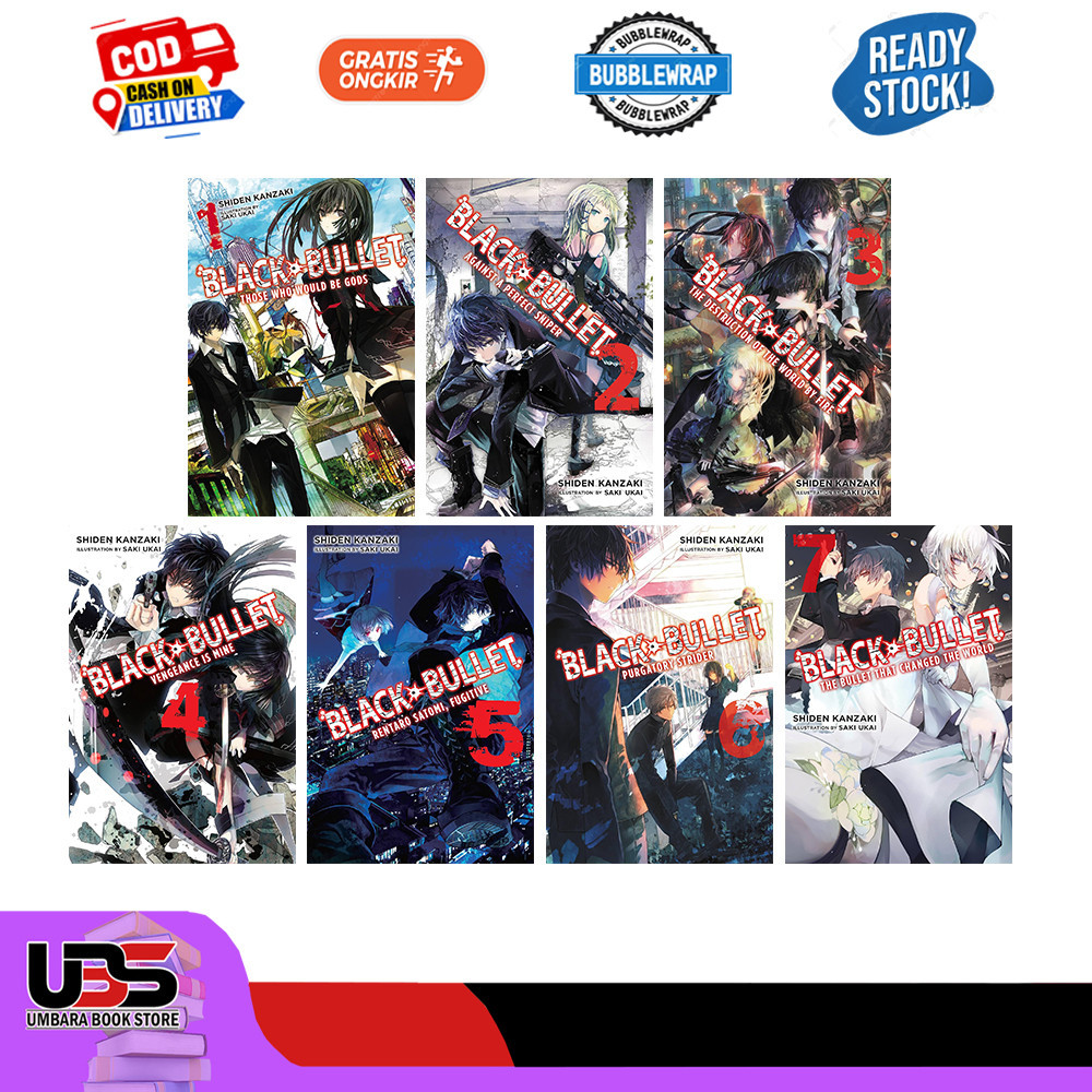 Jual Black Bullet, Vol. 1 - 7 Full Set (English) | Shopee Indonesia
