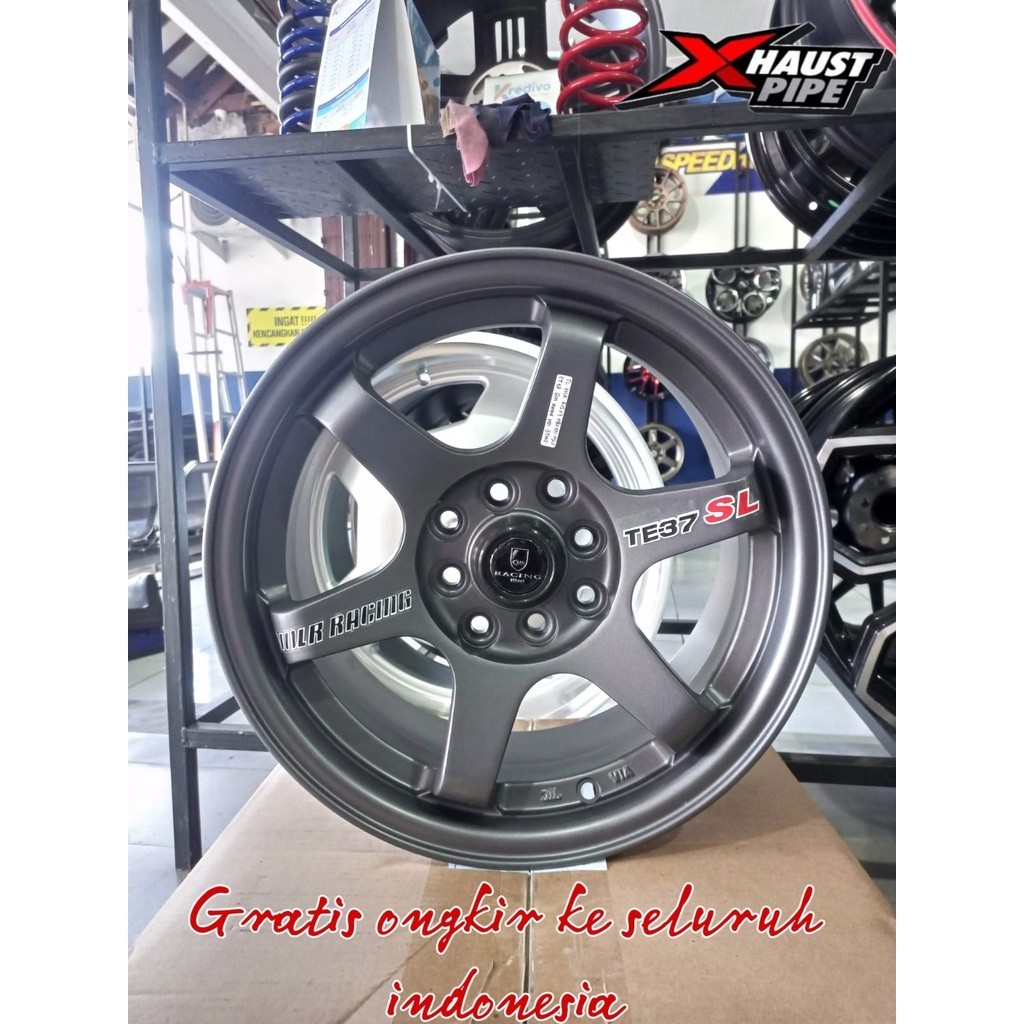 Jual velg mobil TE37 ring 15 cakep buat brio agya ayla calya sigra | Shopee Indonesia