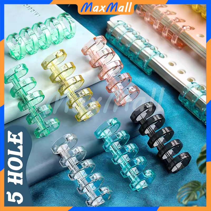 Jual Loose Leaf Binding Strip 5 Lubang Hole Opening And Closing Ring ...