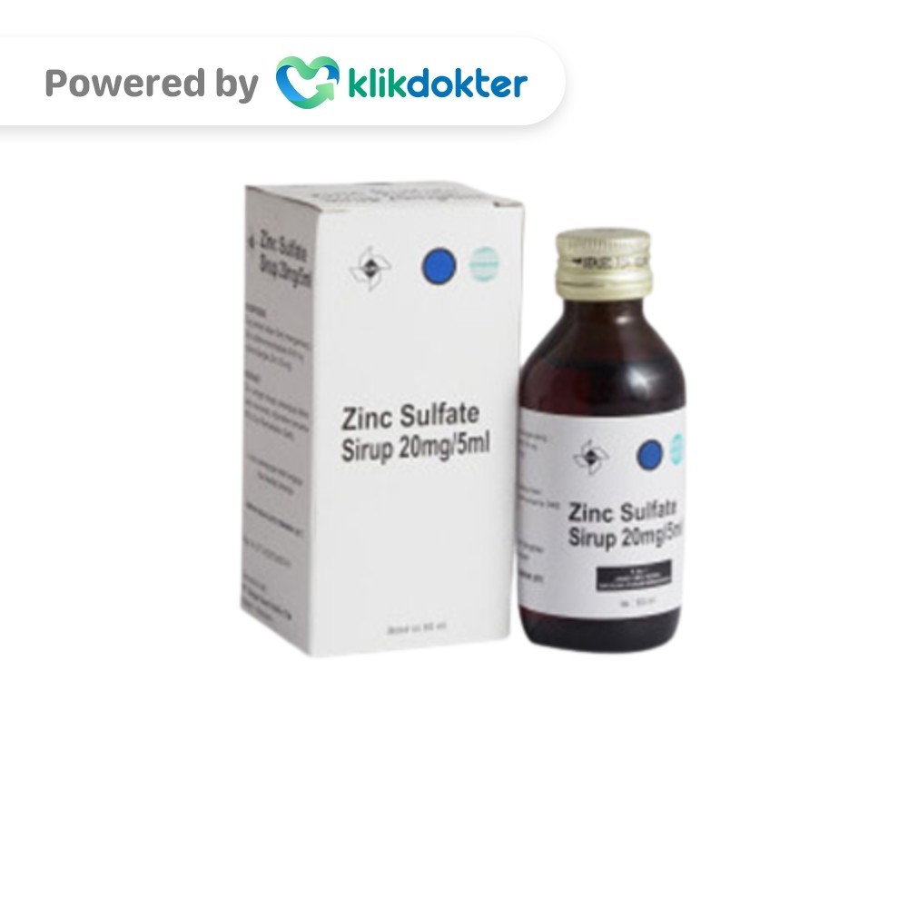 Jual Zinc Sulfate Sirup 60ml Generik | Shopee Indonesia
