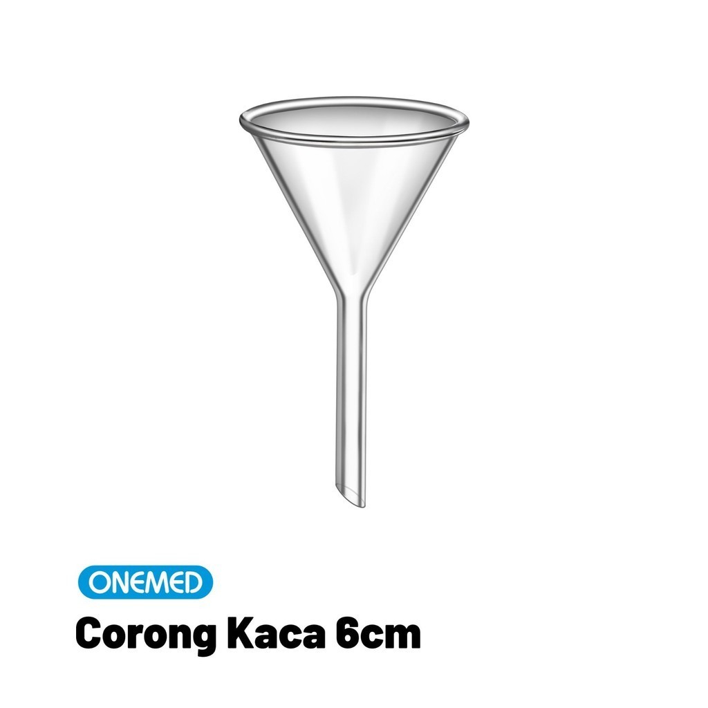 Jual ONEMED Corong Kaca Diameter 6 Cm - Funnel Glass | Shopee Indonesia