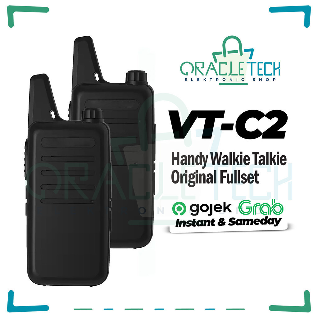 Jual (Isi 2 pcs) MINI WALKIE TALKIE Handy Talkie VT-C2 jarak jauh SUARA ...