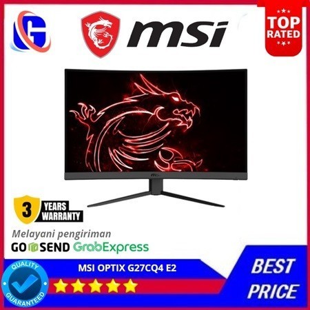 Jual MSI OPTIX G27CQ4 E2 27 Inch Curved Gaming Monitor - WQHD VA 170Hz ...