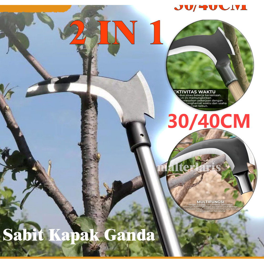 Jual Sabit Arit Rumput Baja Asli Sabit Kapak Ganda Alat Pemotong ...