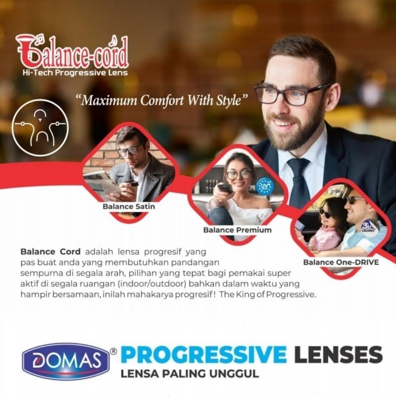 Jual PROGRESIF BALANCE BLUECHROMIC ONEDRIVE BLUEGARD COATING PROSES RX ...