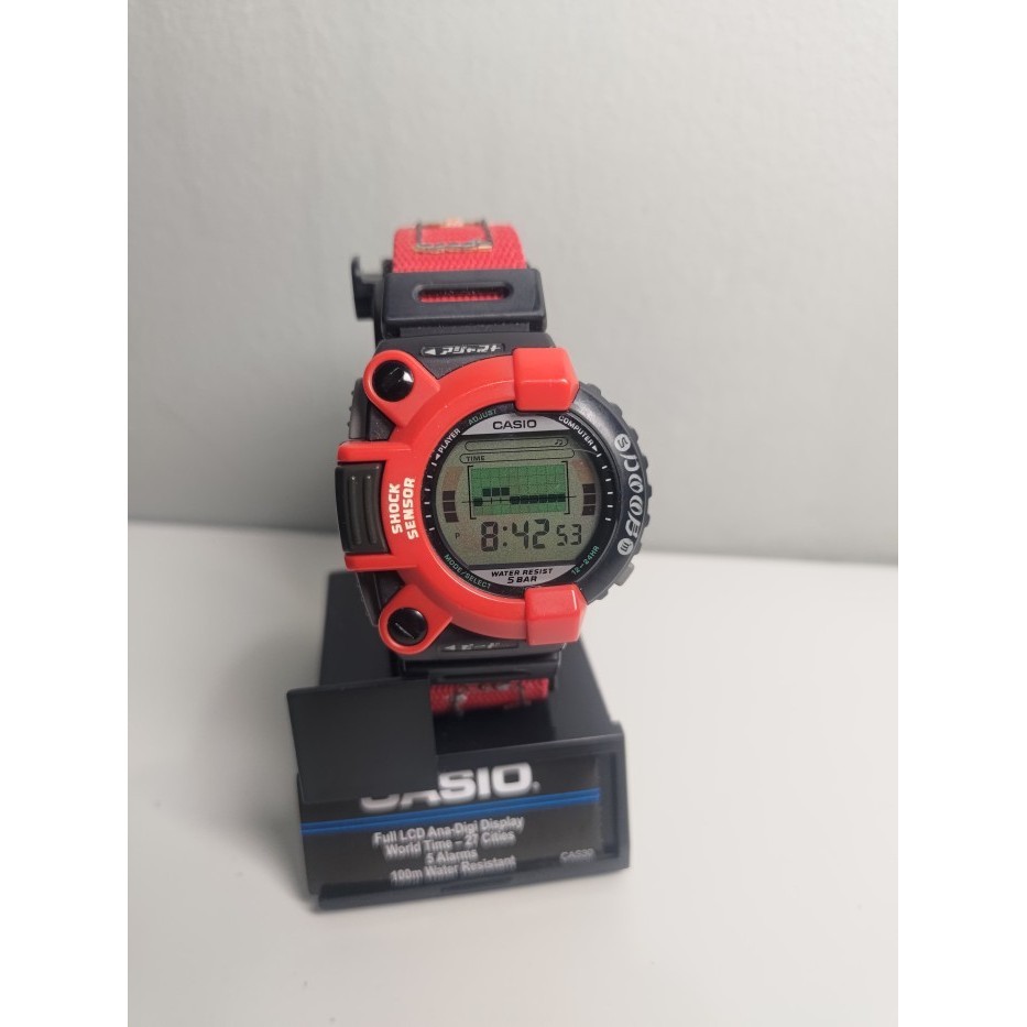 Jual Casio JG 310 red shock sensor | Shopee Indonesia
