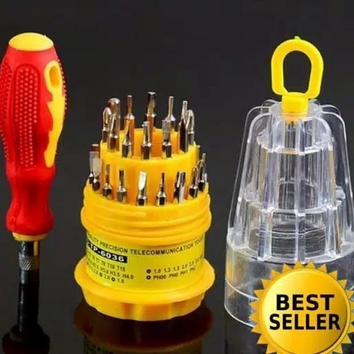 Jual TK Obeng set mini 31 in 1 / obeng multifungsi / obeng serbaguna | Shopee Indonesia