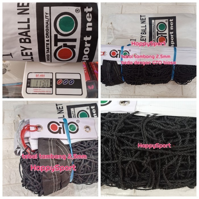 Jual Net Volly GTO super tebal jaring 2,5mm | Shopee Indonesia