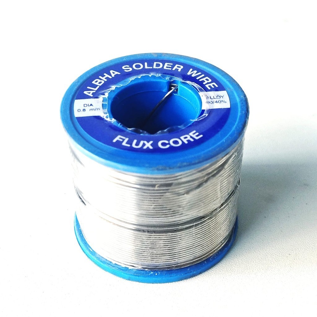 Jual Timah Alpha 250gr 60/40 0.8mm Flux Solder Roll | Shopee Indonesia