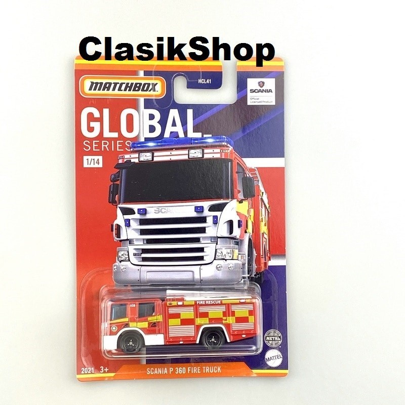 Jual Matchbox SCANIA P 360 Fire Truck Rare Item | Shopee Indonesia