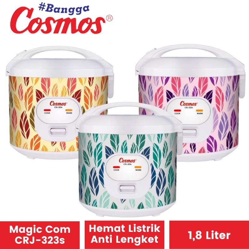 Jual COSMOS RICE COOKER MAGIC COM CRJ-323 S CRJ323s (1,8 LITER) GARANSI ...
