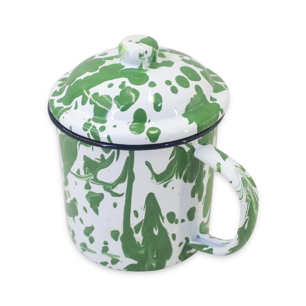 Jual Cangkir Gelas Mug Kuno Jadul Lurik Blirik Enamel SENG Lorek Murah ...