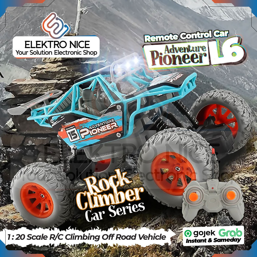 Jual Mainan Mobil REMOTE CONTROL Adventure Pioneer 15 Monster Truck 1: ...