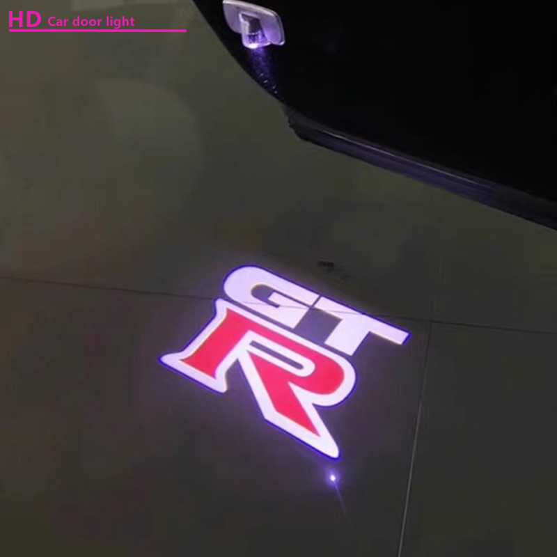 Jual Car Led Light For NISSAN GTR Car Door Logo Courtesy Projector ...