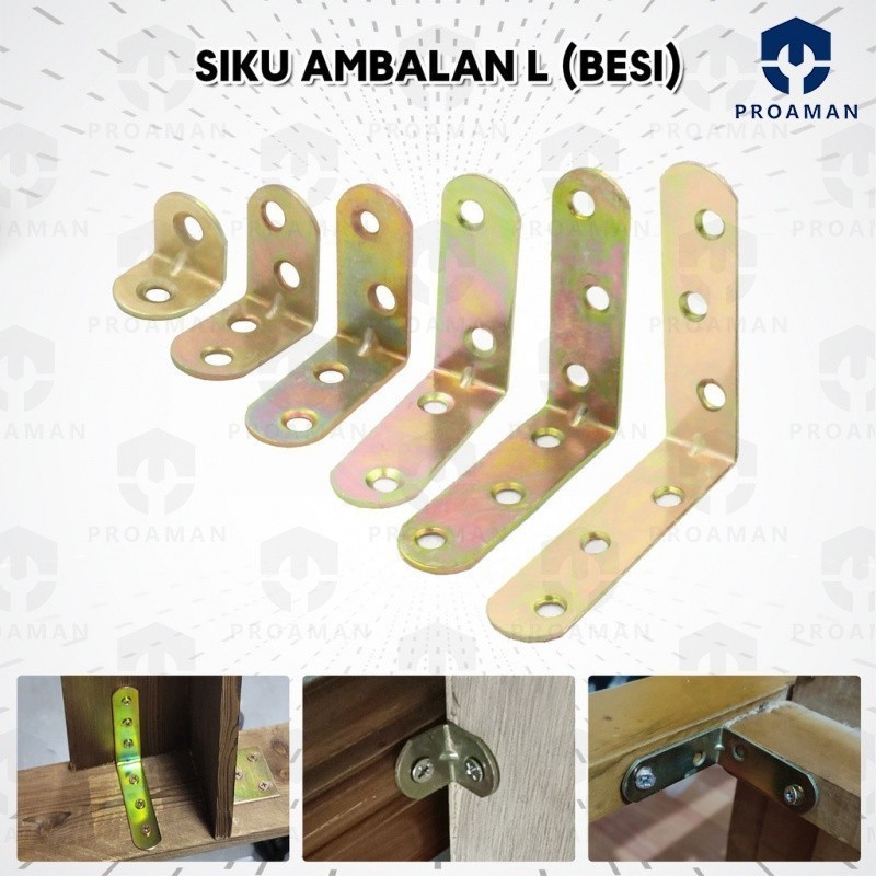 Jual Siku Rak Verseng L (besi) Penyangga Kayu Siku Rak | Shopee Indonesia