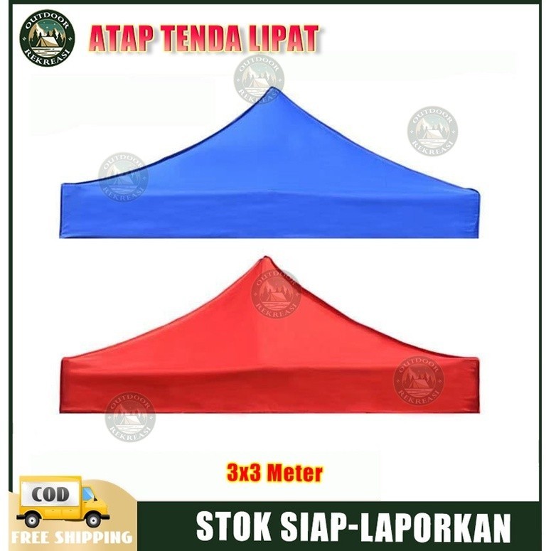 Jual Atap Tenda 3x3 Bahan Polyester 1080D Atap Tenda Lipat Jualan Mudah ...