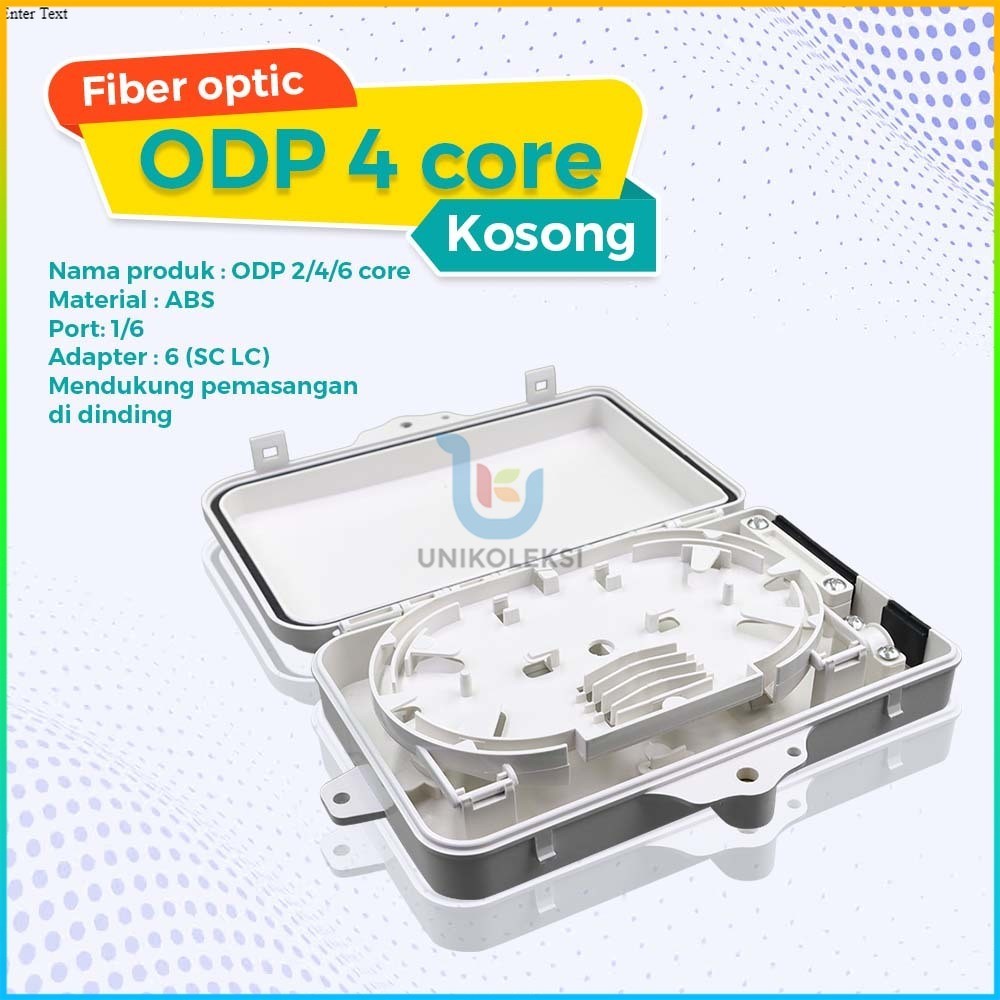 Jual NEW!!! ODP Optical Dustribution Point 4 Core Model PLC Kosongan ...