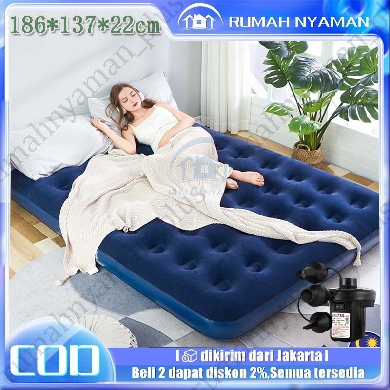 Jual Bestway 67004 Kasur Angin King [186*137*22] + Pompa Listrik ...